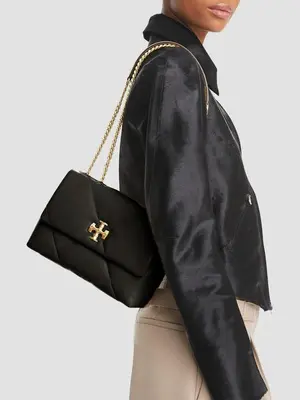 Tory Burch Small Kira Diamond Leather Shoulder Bag