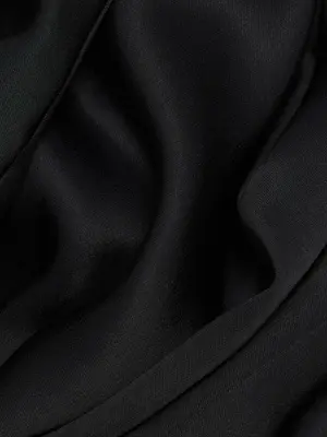 TOCCIN Jocelyn Satin Tie- Front Maxi Dress