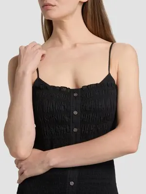 Veronica Beard Serenel Cotton Midi-dress