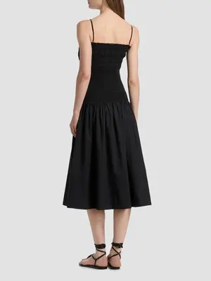 Veronica Beard Serenel Cotton Midi-dress