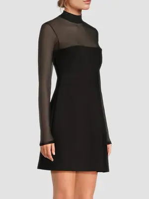 Likely Lulani Sheer Pleated Minidress