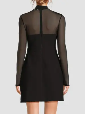 Likely Lulani Sheer Pleated Minidress