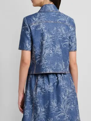 Etro Paisley Denim Shirt - Blue