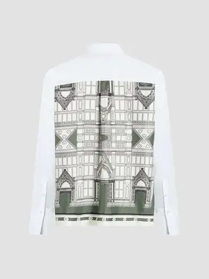CALLAS MILANO Sirene St. Croce Scarf-back Shirt - White