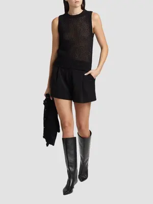 TOCCIN Estelle Crocheted Cotton Top