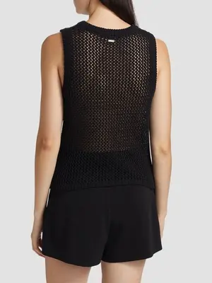 TOCCIN Estelle Crocheted Cotton Top