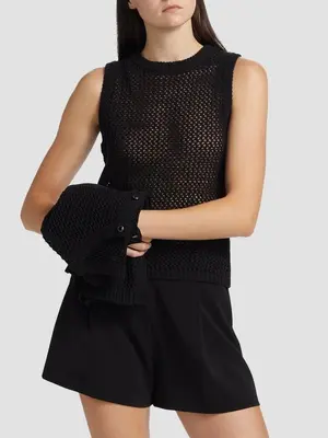 TOCCIN Estelle Crocheted Cotton Top