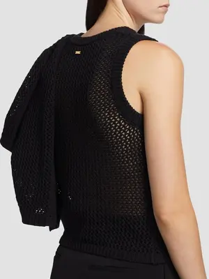 TOCCIN Estelle Crocheted Cotton Top