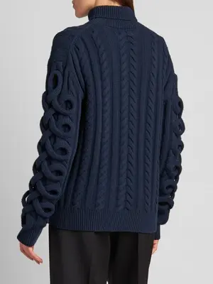 Etro Cable-knit Wool Sweater
