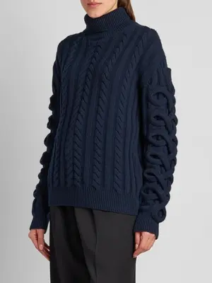 Etro Cable-knit Wool Sweater