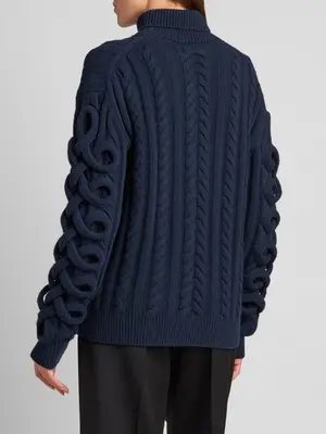 Etro Cable-knit Wool Sweater
