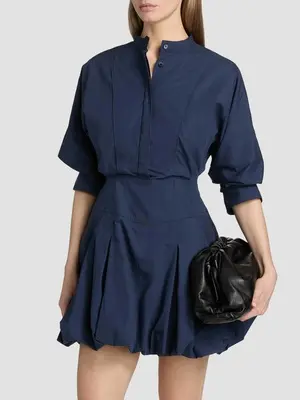 Simkhai Effie Bubble-hem Minidress