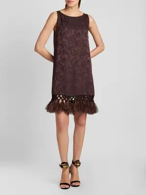 Etro Paisley Tassel Mini Dress - Multi