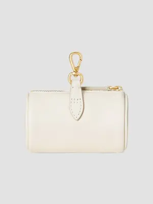 Polo Ralph Lauren Holiday Bear Leather Card Case - Ivory