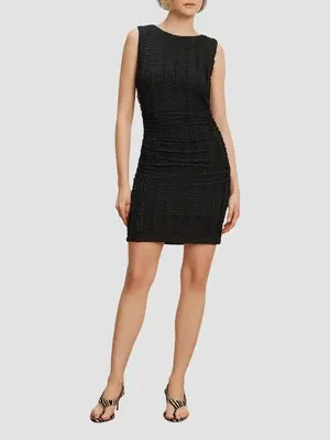 Veronica Beard Charissa Textured Sheath Mini Dress