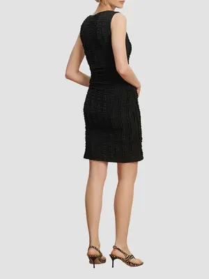 Veronica Beard Charissa Textured Sheath Mini Dress