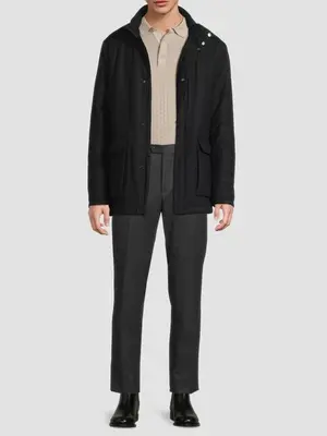 Corneliani Cashmere-nylon Car Coat