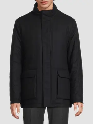 Corneliani Cashmere-nylon Car Coat