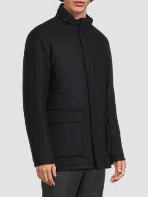 Corneliani Cashmere-nylon Car Coat