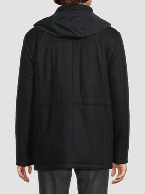 Corneliani Cashmere-nylon Car Coat
