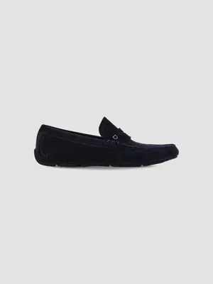 FERRAGAMO Timothy Suede Driving Loafers