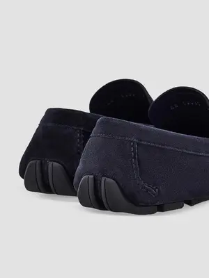 FERRAGAMO Timothy Suede Driving Loafers