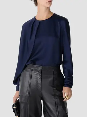 CALLAS MILANO Bliss Drape-sleeve Blouse