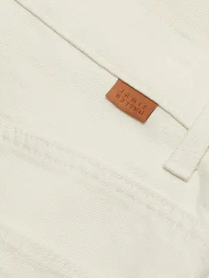 JAMIE HALLER Crease Bootcut High-rise Jeans