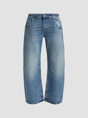EB DENIM Enzo Cropped Mid-rise Barrel Jeans - Nomad