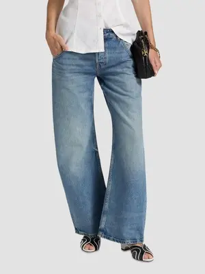 EB DENIM Enzo Cropped Mid-rise Barrel Jeans