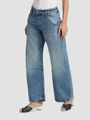EB DENIM Enzo Cropped Mid-rise Barrel Jeans