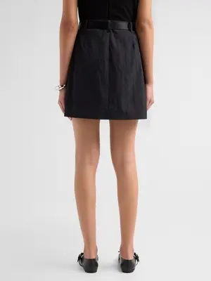 L'Agence Norene Windbreaker Miniskirt