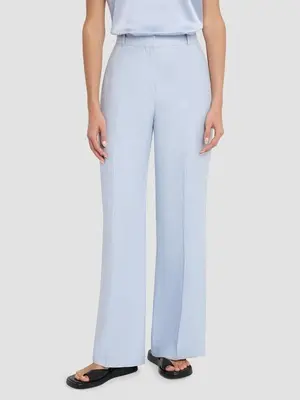 ARGENT Soho Linen Twill Straight-leg Trousers