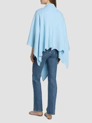 CAROLYN ROWAN ACCESSORIES Sequin Cashmere-silk Ruana
