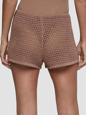 L'Agence Solan Pointelle Shorts