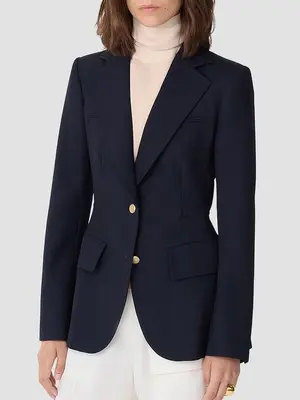CALLAS MILANO Neptune Relaxed Double Faced Tuxedo Jacket