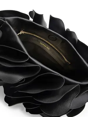Farm Rio Flower Leather Shoulder Bag