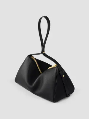 Veronica Beard Prism Leather Shoulder Bag - Black
