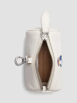 Polo Ralph Lauren Spring Bear Leather Coin Purse - Parchment