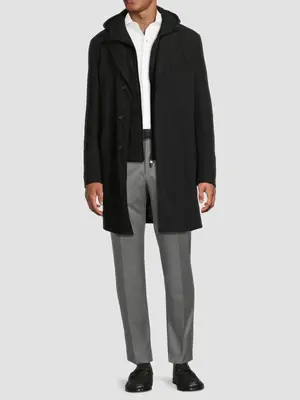 Corneliani Peformance Stretch-nylon Overcoat