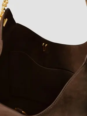 Veronica Beard Jour Suede Shoulder Bag