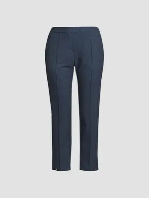 Lucky In Love Bouclé Grid Pull-on Pants