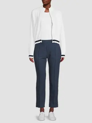 Lucky In Love Bouclé Grid Pull-on Pants