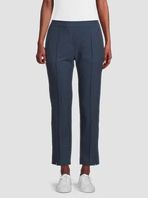 Lucky In Love Bouclé Grid Pull-on Pants