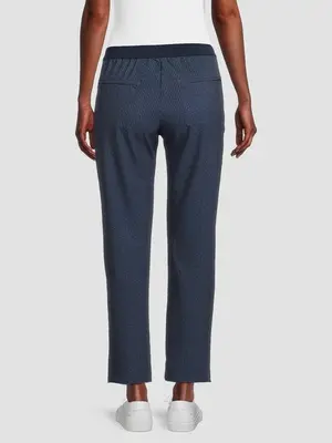 Lucky In Love Bouclé Grid Pull-on Pants