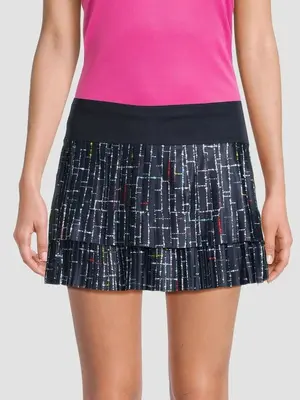 Lucky In Love Ps I Love You Lovin' Boucle Pleated Skirt