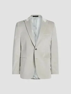Corneliani Velvet Jacket - Silver