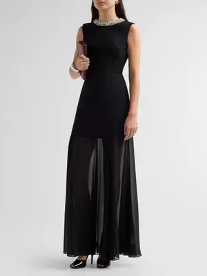 Veronica Beard Luminara Embellished A-line Gown
