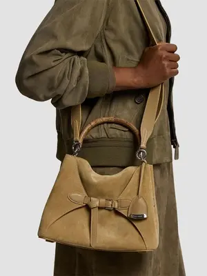 Ralph Lauren The Suede Top-handle Bag