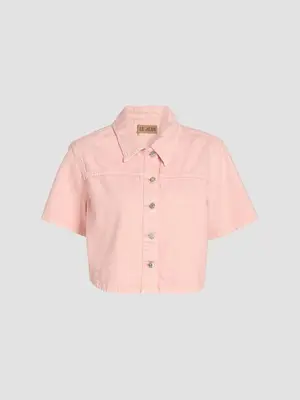 LE JEAN Swing Cotton Short-sleeve Shirt